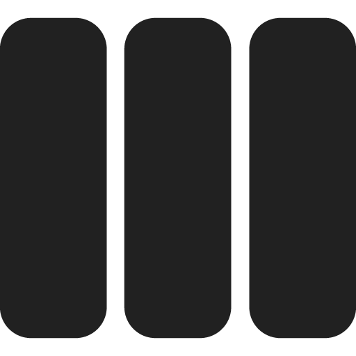 Column triple icon vector download free SVG PNG