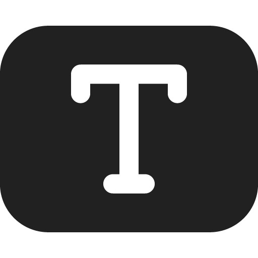 Text field icon vector download free SVG PNG